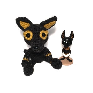 How to Crochet an Amigurumi Anubis Plush Instant Download PDF Pattern ...