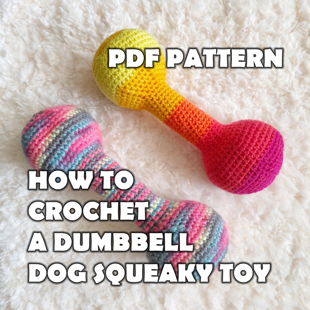 How to Crochet Dog Squeaky Toy Instant Download Printable PDF Pattern ...