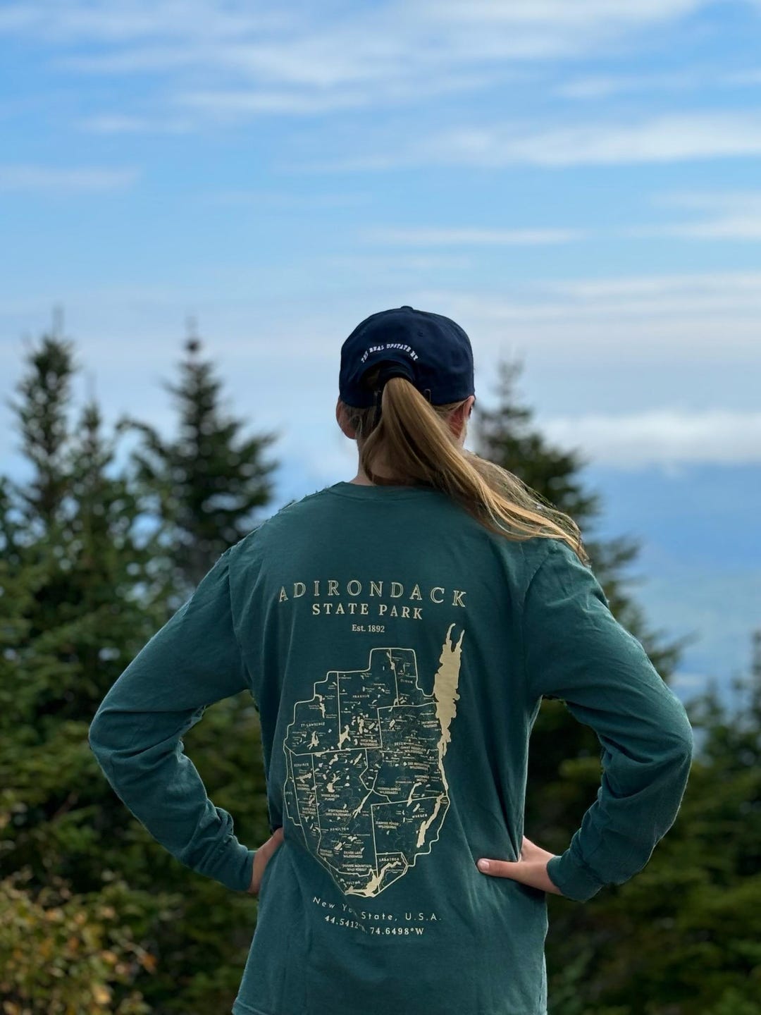Adirondack Park Long Sleeve Shirt: North Country Comfort Colors Tee - Etsy