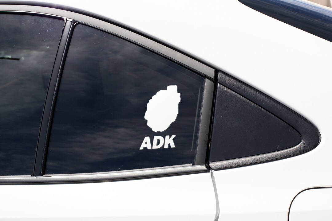 Adirondack Park Outline Vinyl Sticker: ADK Decal - Etsy