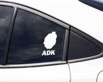 Placid Lake Outline Decal - Etsy