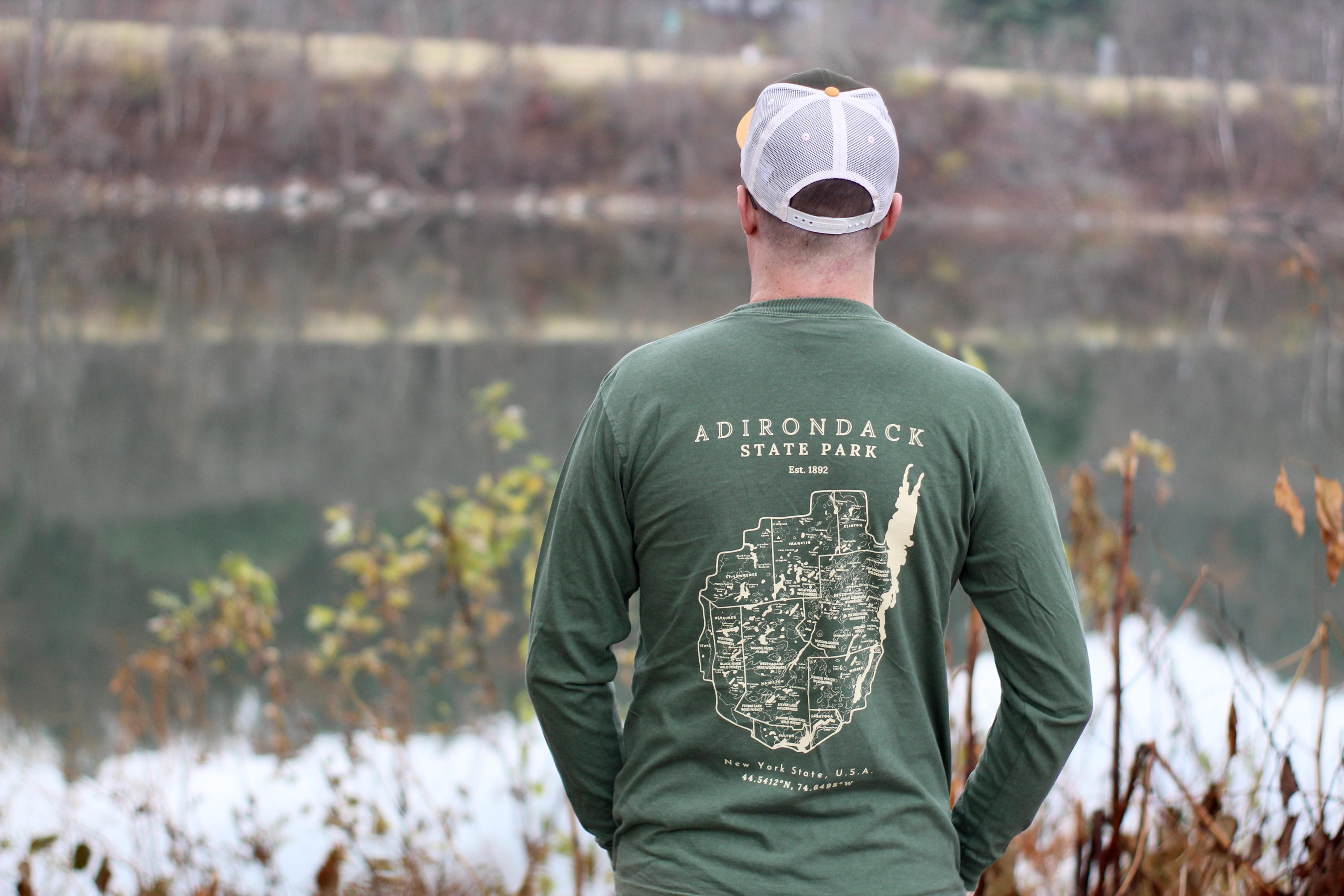 Adirondack Park Long Sleeve Shirt: North Country Comfort Colors Tee - Etsy