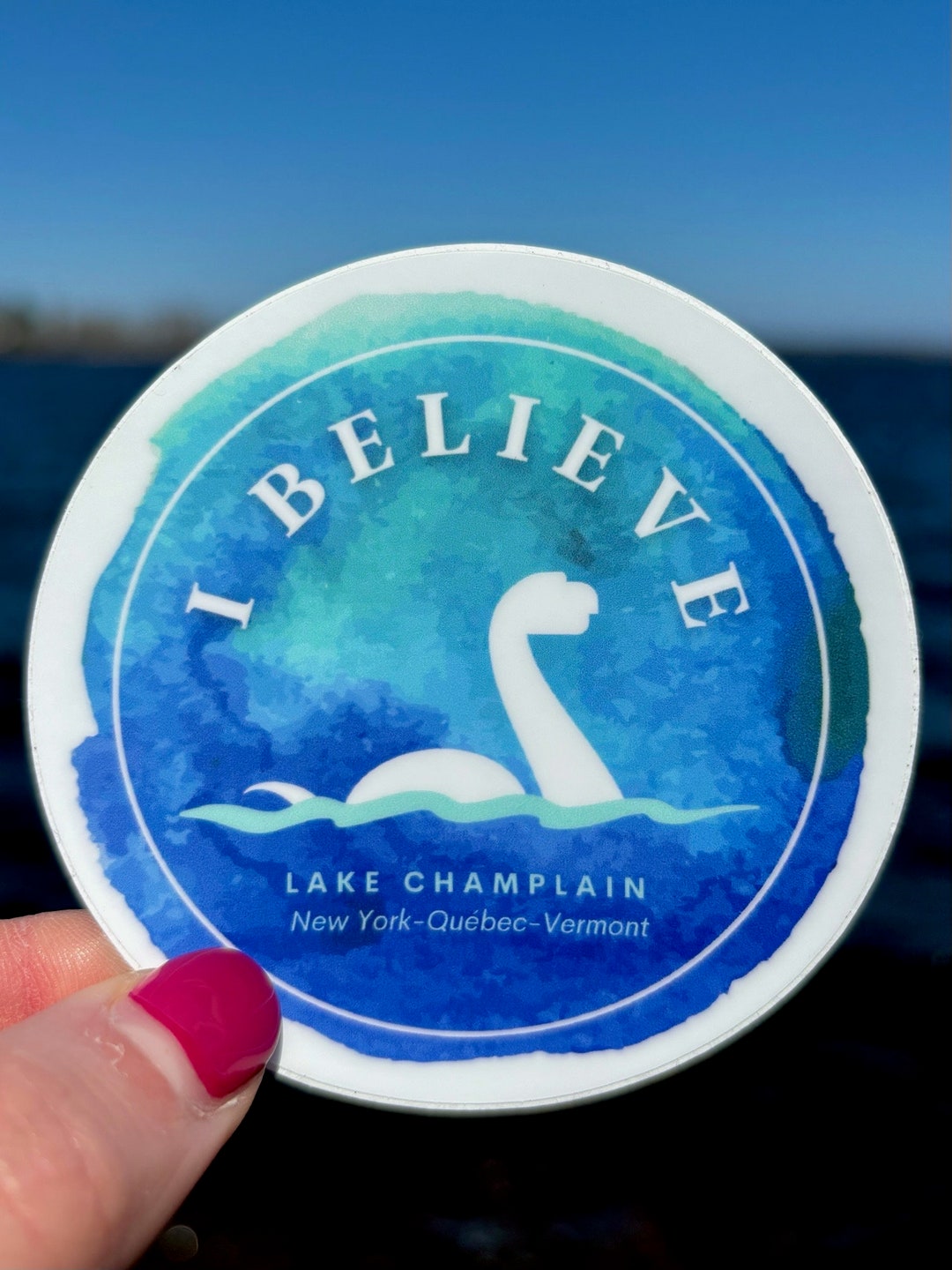 Lake Champlain Champy Magnet: North Country Souvenir - Etsy