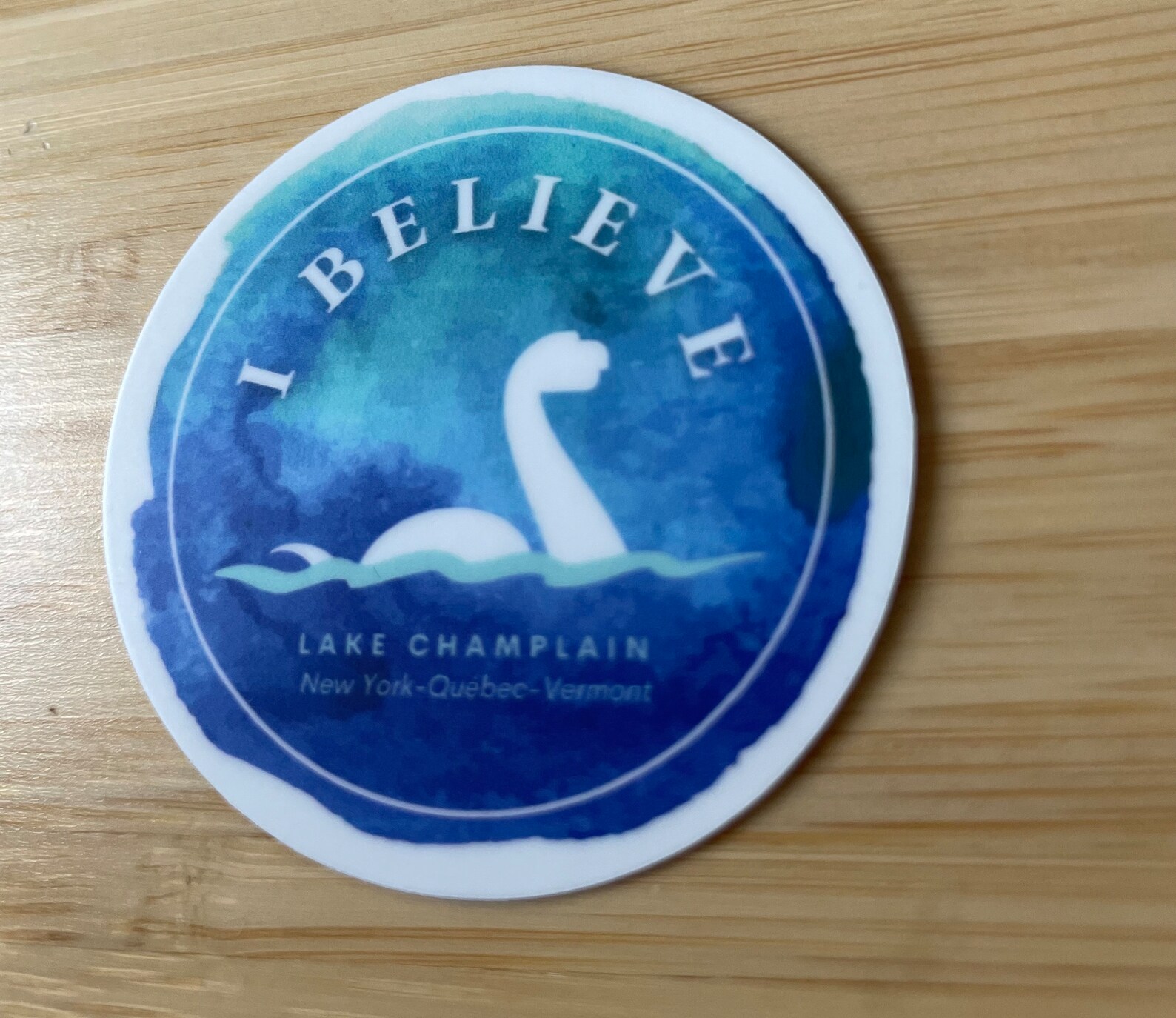 Lake Champlain Champy Mini I Lake Monster Sticker Plattsburgh ...