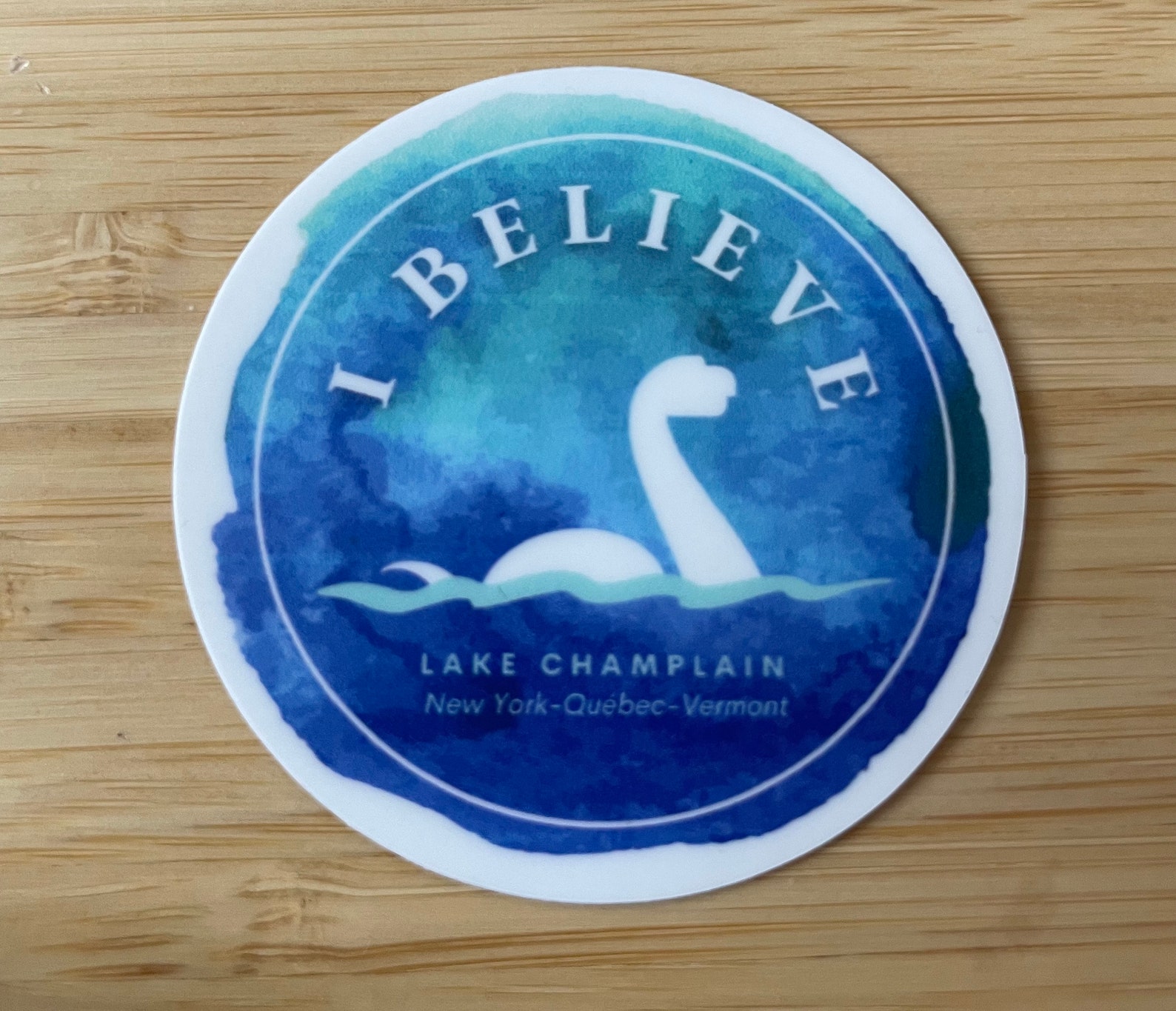 Lake Champlain Champy Mini I Lake Monster Sticker Plattsburgh ...