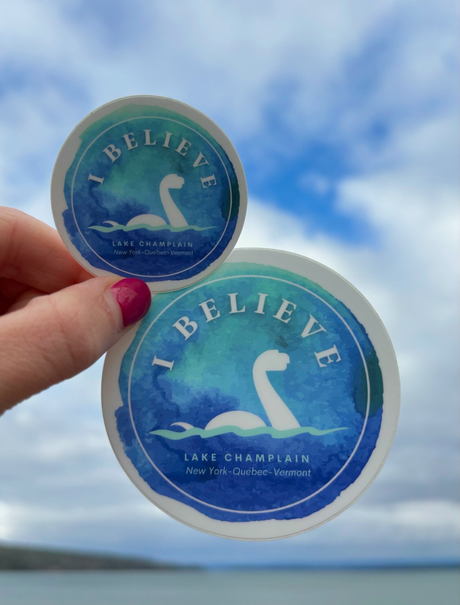 Lake Champlain Champy Mini I Lake Monster Sticker Plattsburgh ...