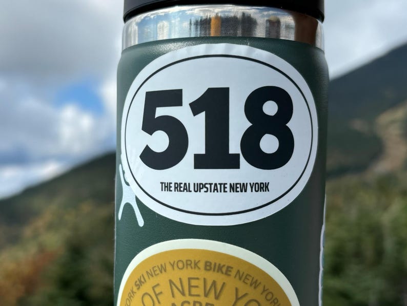 Adirondack Mountain Marker Sticker: ADK Hiker Gift - Etsy