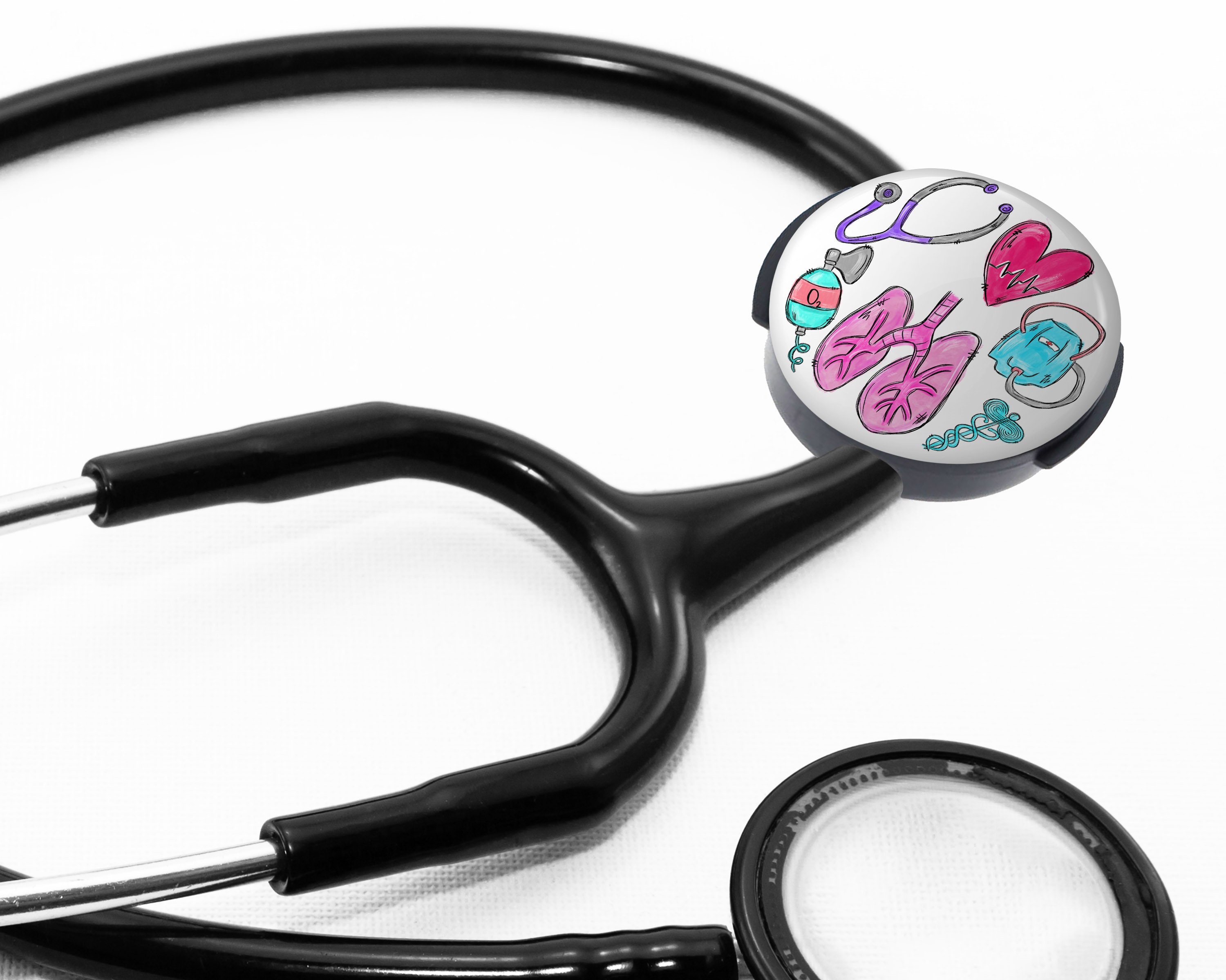 Respiratory Therapist Stethoscope ID Tag Stethoscope - Etsy UK