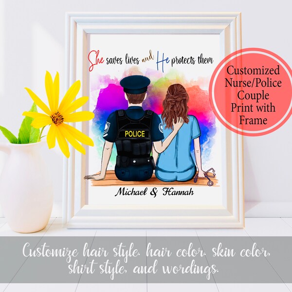 Police Nurse Couple - Etsy