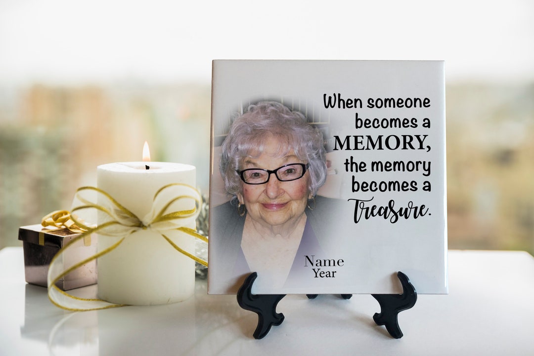 Memorial Tile - Remembrance Tile - When Someone Becomes a Memory ...