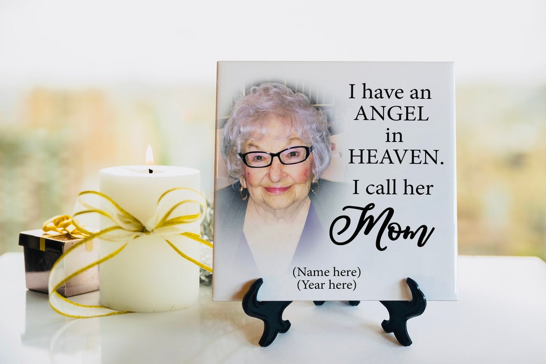 Memorial Tile - Remembrance Tile - I Have an Angel in Heaven I Call Her ...