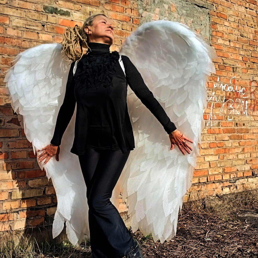 Angel Wings Costume Adult Angel Wings Carnival Cosplay Wings White Angel - Etsy