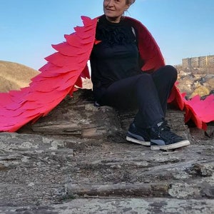 Red Angel Wings, Red Wings Costume, Angel Wings, Cosplay, Halloween ...