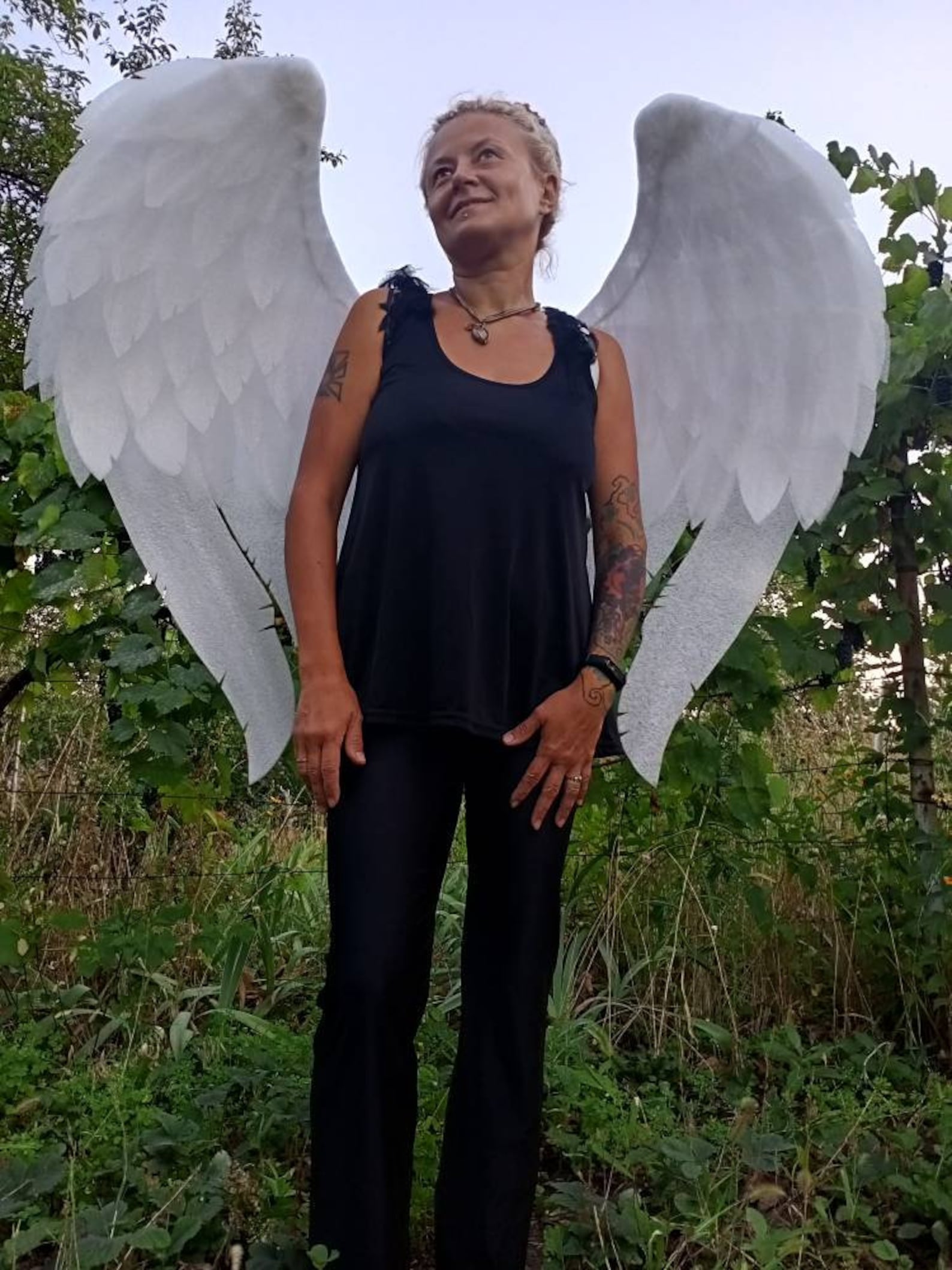 Angel Wings Adult Costume White Angel Wings Cosplay Wings Etsy