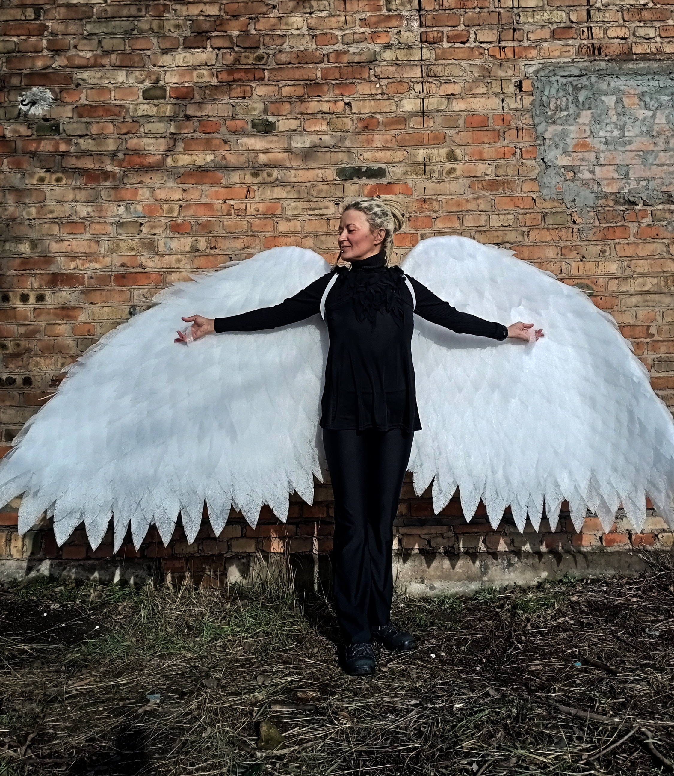 White Angel Wings Costume White Angel Cosplay Large Wings Etsy