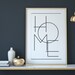 HOME Print, Home Decor Wall Art, Home Printable, Home Sign, Home Poster ...