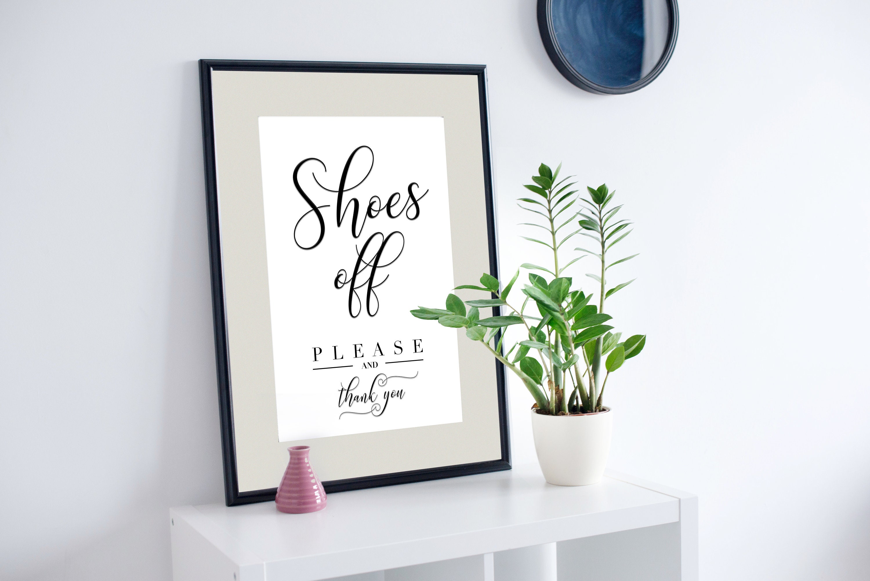 Remove Shoes Sign Shoes off Sign PRINTABLE Art Mud Room - Etsy