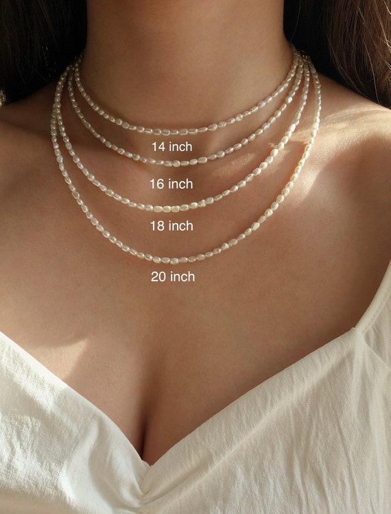16 inch pearl choker necklace store