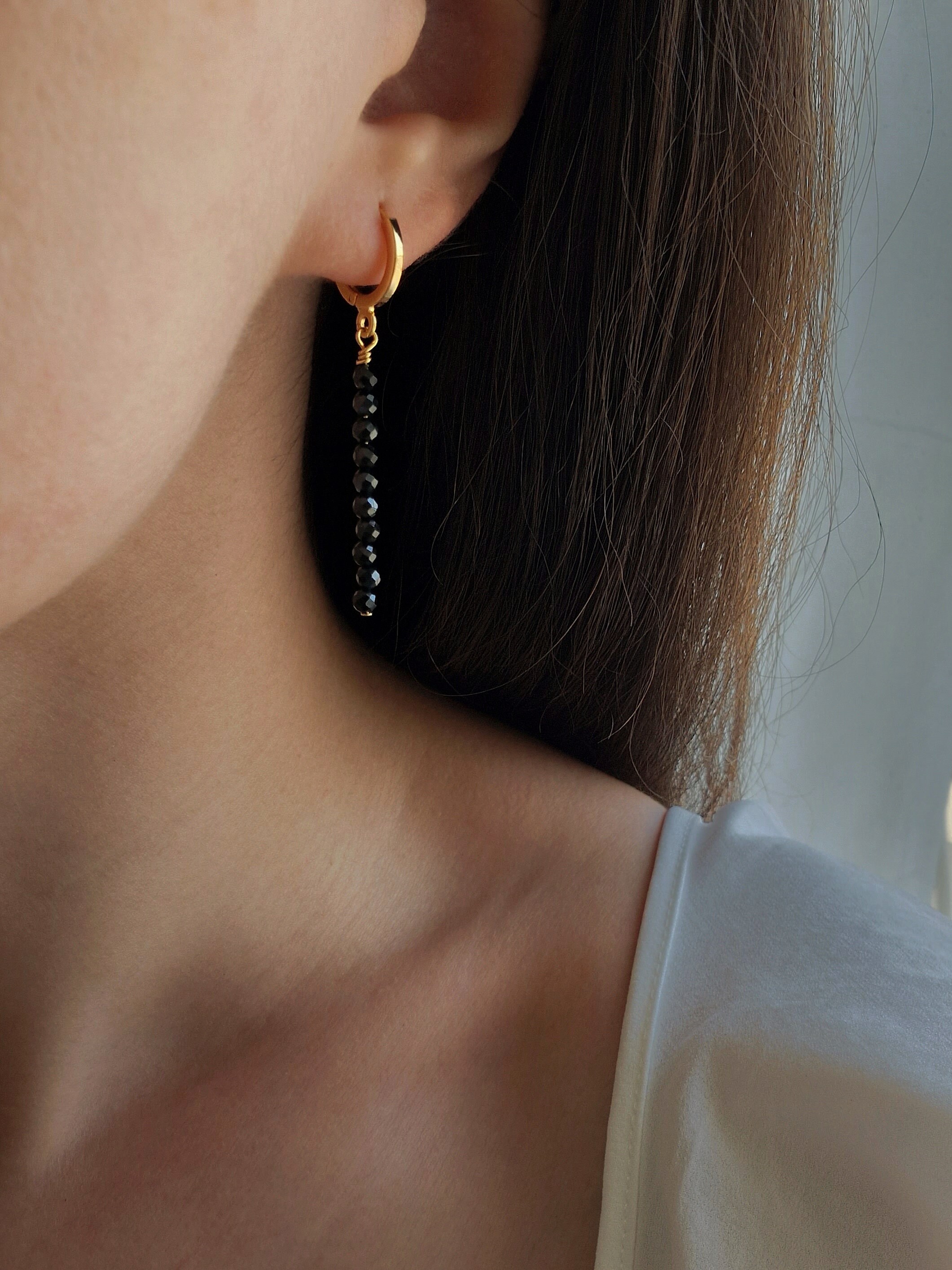 Black Spinel Jewelry Spinel Necklace Handmade Bridal - Etsy