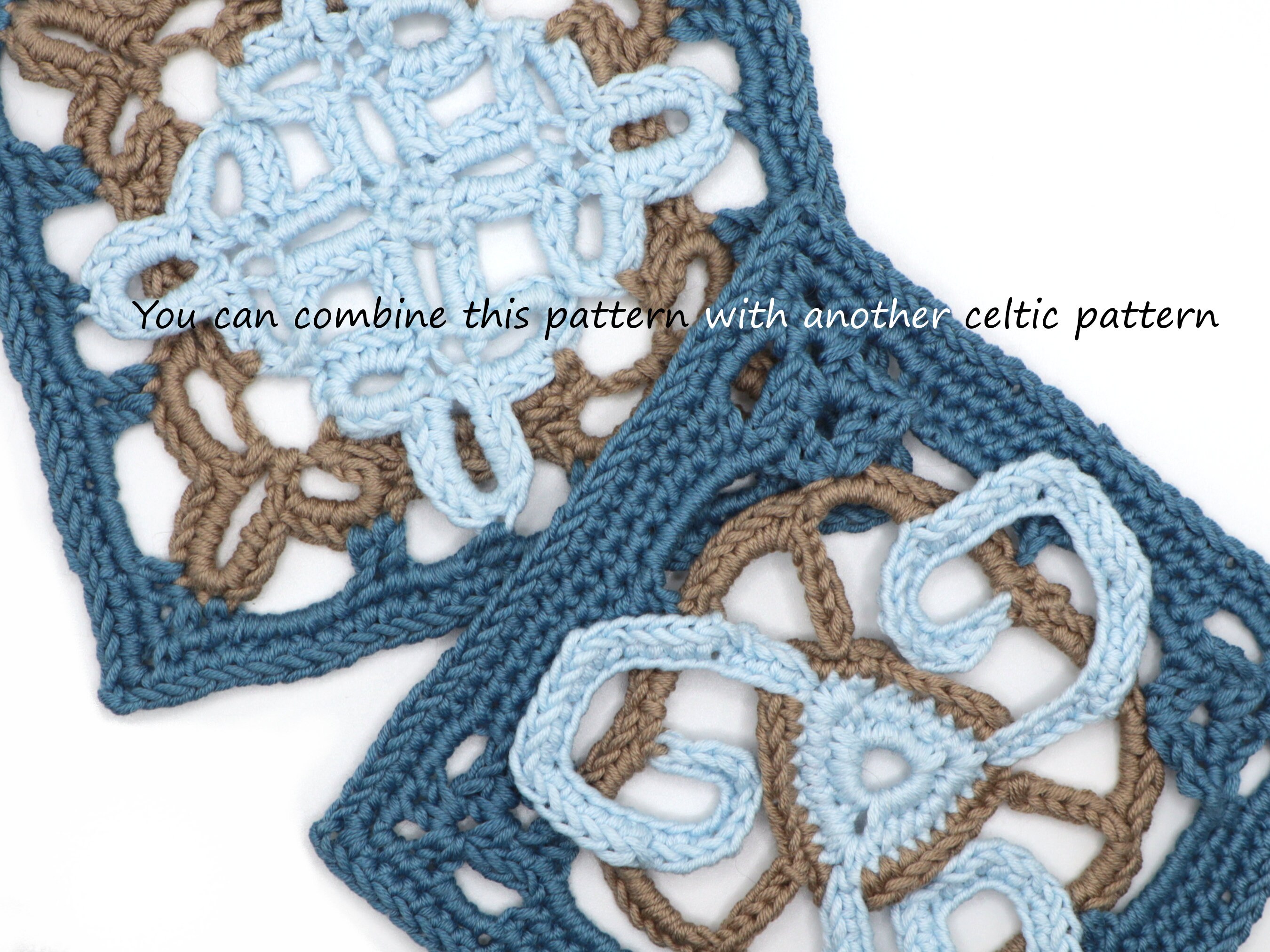 PATTERN Granny Square Triskell Granny Square Celtic PDF Crochet Pattern ...