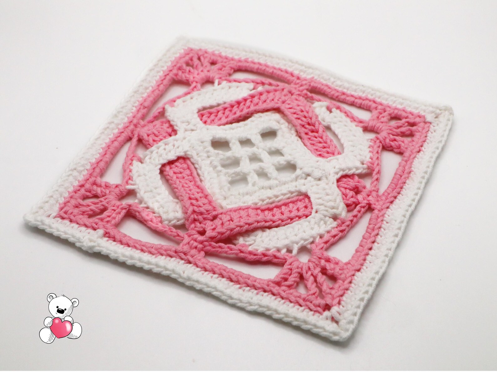 Celtic Granny Square Crochet Pattern: Photo Tutorial & Diagram (PDF ...