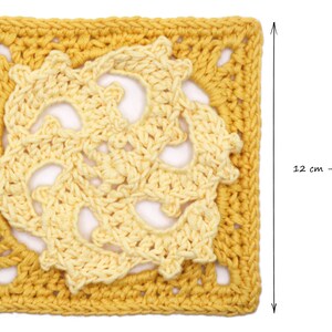 PATTERN Granny Square - Celtic Granny Square - PDF Crochet Pattern With ...