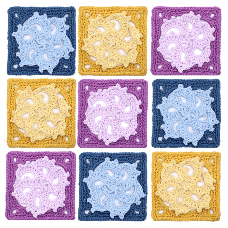 PATTERN Granny Square Celtic Granny Square PDF Crochet - Etsy