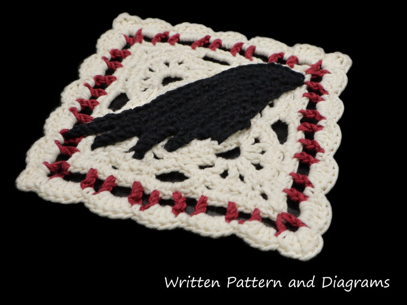 Angel Wings Granny Square Crochet Patterns: Left & Right (PDF Download ...