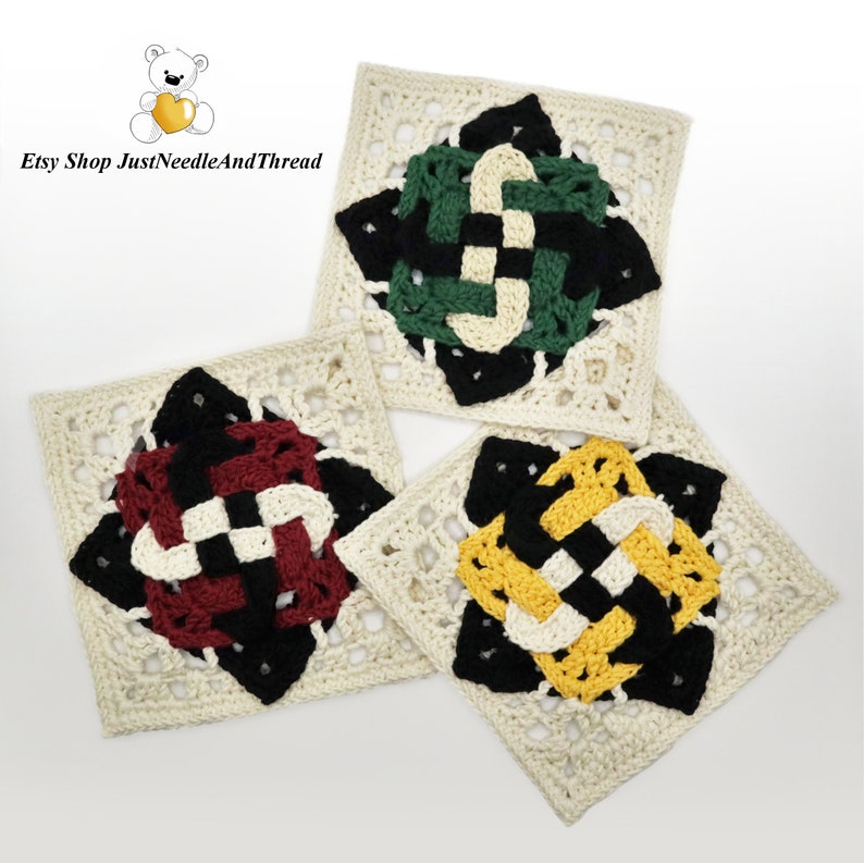 PATTERN Celtic Granny Square Granny Square PDF Crochet Pattern With ...