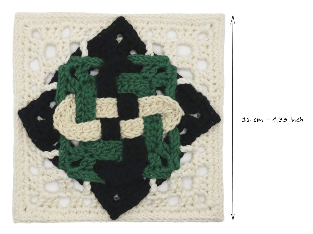 Celtic Granny Square Crochet Pattern: Photo Tutorial (PDF Download) - Etsy