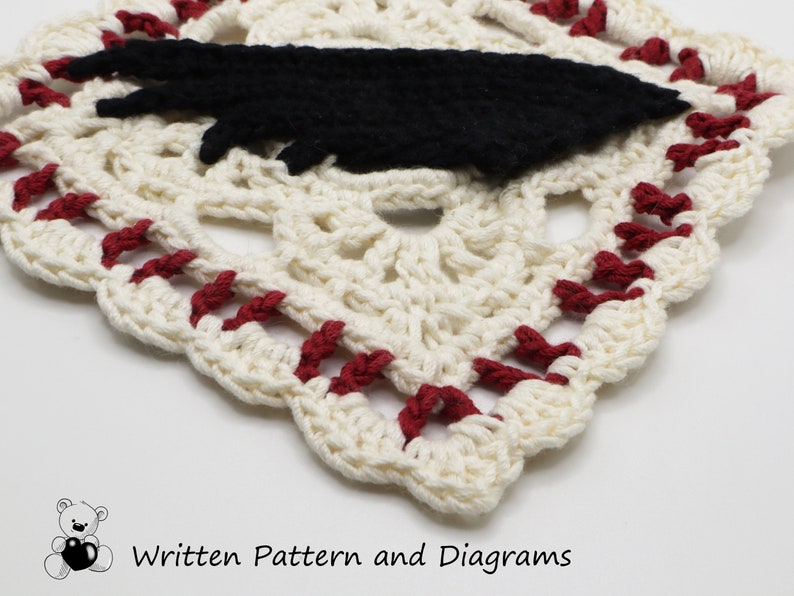 Angel Wings Granny Square Crochet Patterns: Photo Tutorial (digital ...