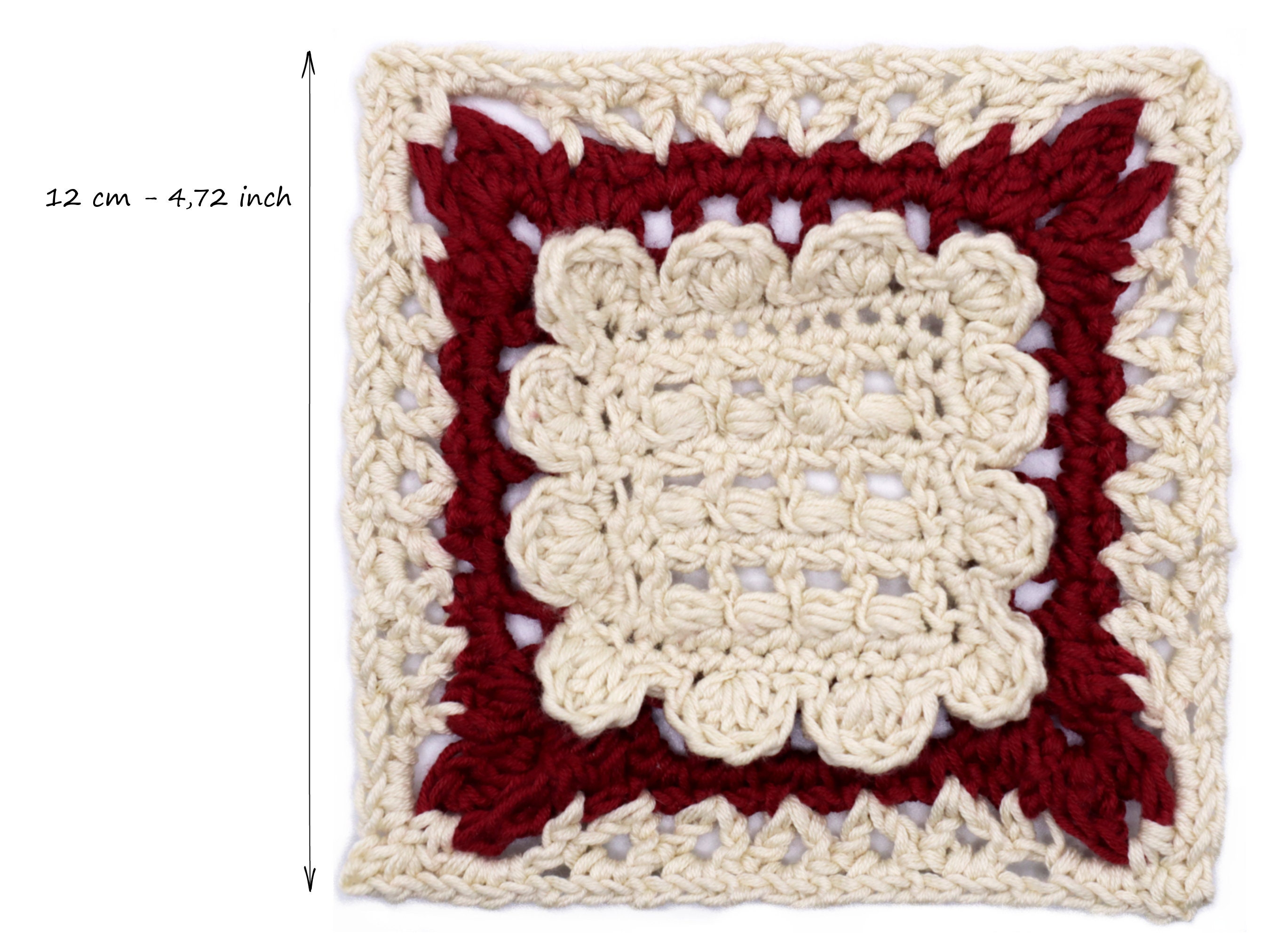 Granny Square Pattern-3d Granny Square Modern Granny Square PDF Crochet ...