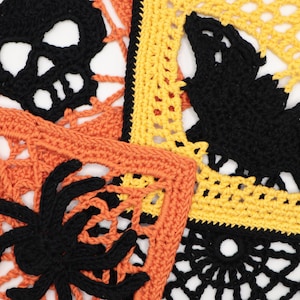 Halloween Bat Granny Square Crochet Pattern: Photo Tutorial (PDF ...