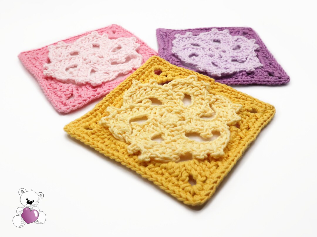 PATTERN Granny Square - Celtic Granny Square - PDF Crochet Pattern With ...