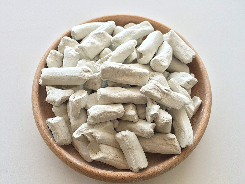 WHITE Pressed Edible CLAY Chunks Natural, 100 Gm (4 Oz) - 9 Kg (20 Lb ...