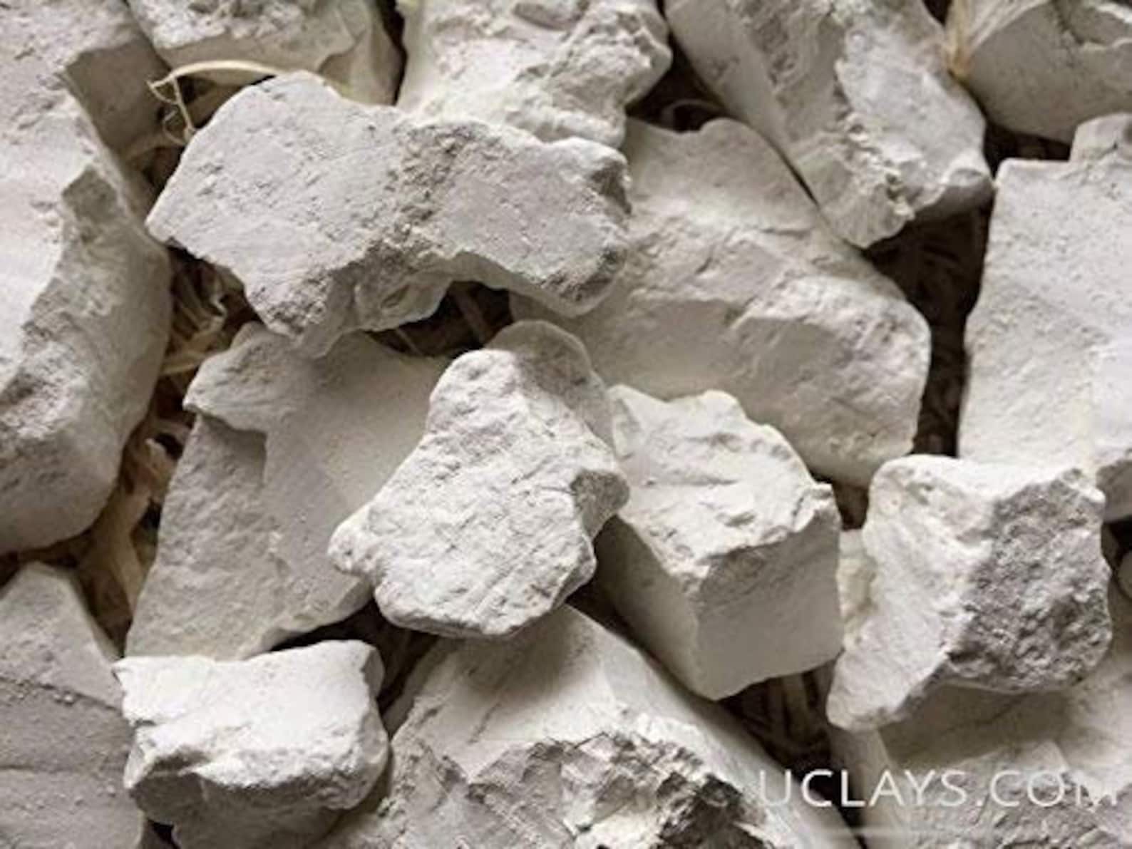 KAOLIN Edible CLAY Chunks Natural, 100 Gm (4 Oz) - 9 Kg (20 Lb) - Buy ...