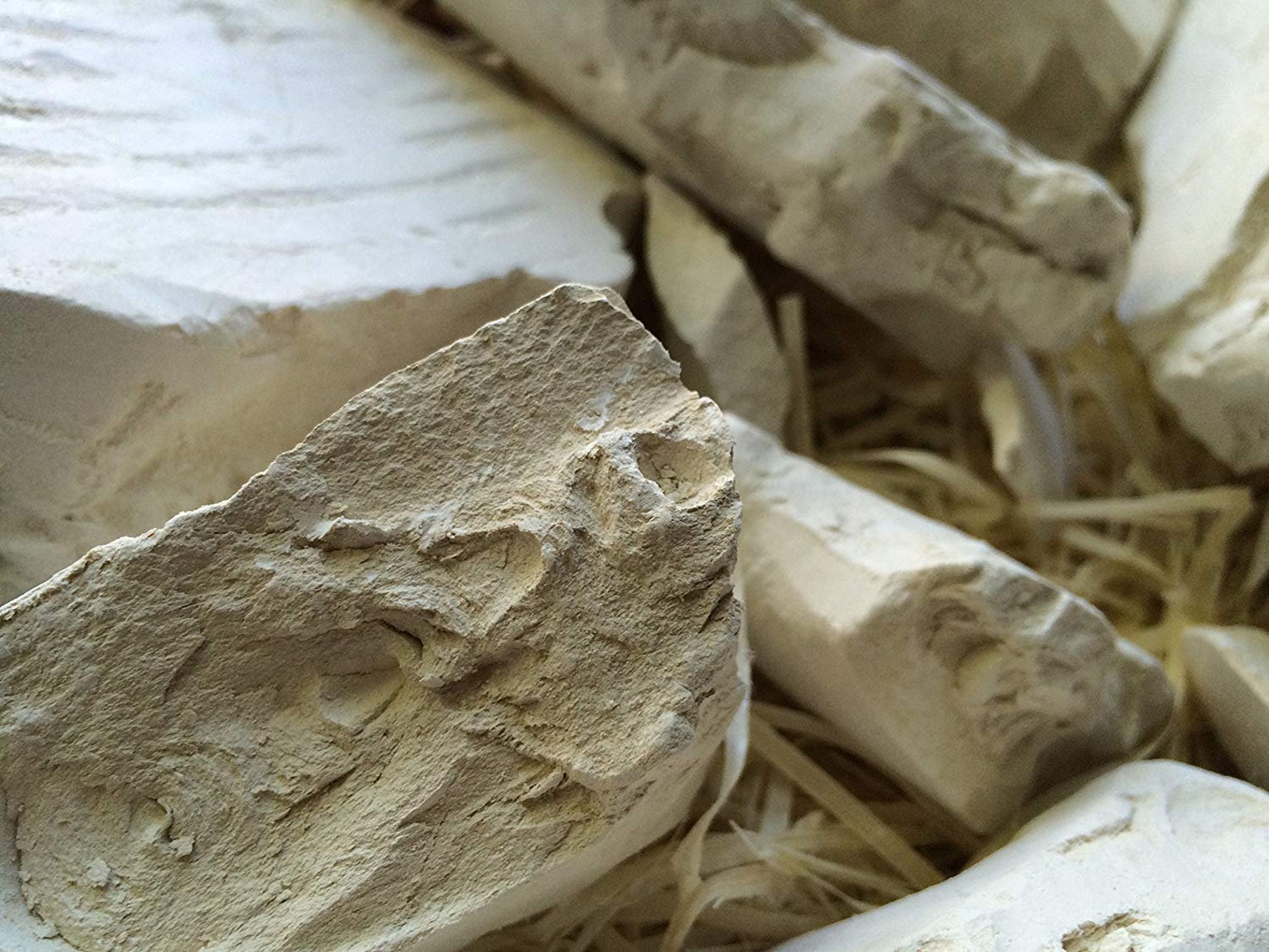 YELLOW Edible CLAY Chunks Natural, 100 Gm (4 Oz) - 9 Kg (20 Lb) - Buy ...