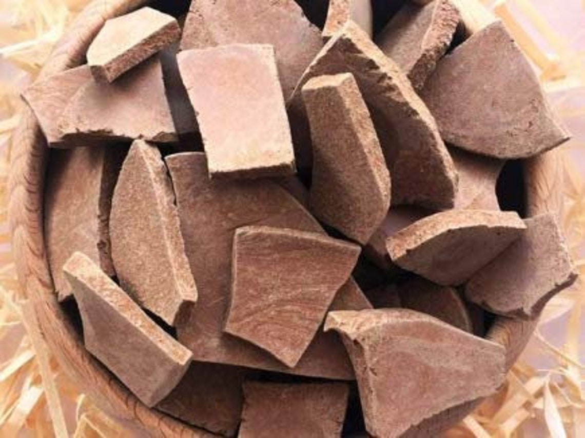 RED Edible CLAY Chunks Natural, 100 Gm (4 Oz) - 9 Kg (20 Lb) - Buy in ...