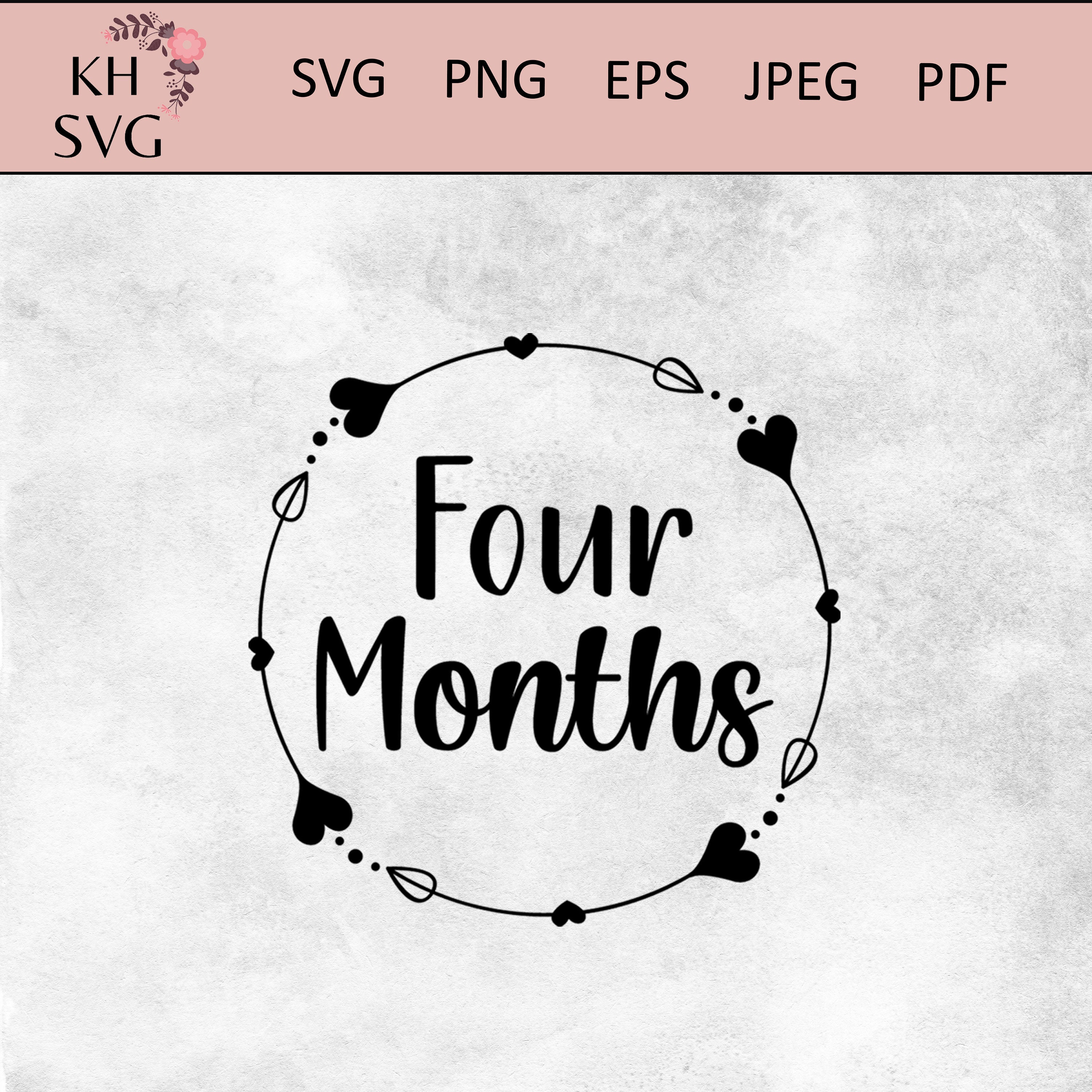 Baby Month SVG Stickers Monthly Stickers SVG Cut Files | Etsy