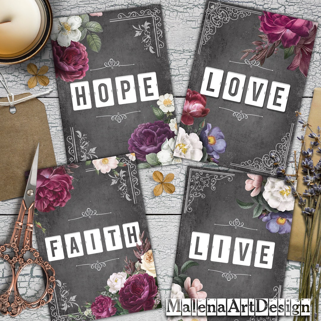 CARDS, Digital Cards Printables, Tags, Vintage, Papers for Crafts ...