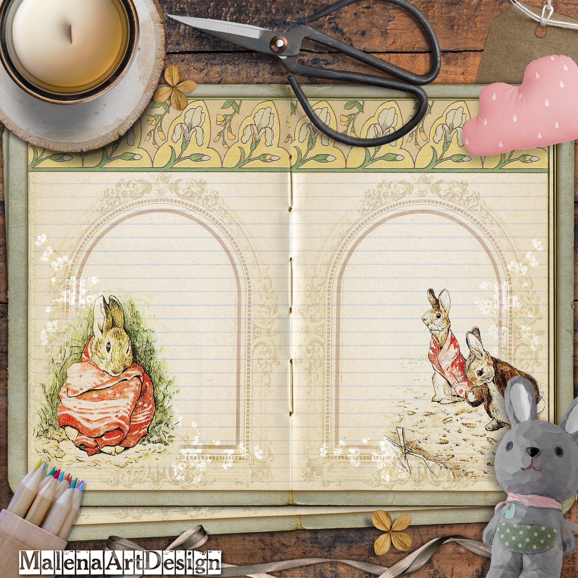 Peter Rabbit Papers Cards Tags Digital Cards Printables - Etsy