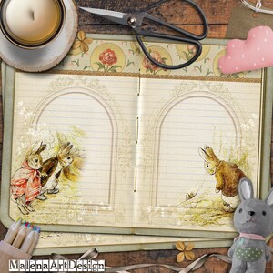 Peter Rabbit, Papers, Cards, Tags, Digital Cards Printables, Vintage ...