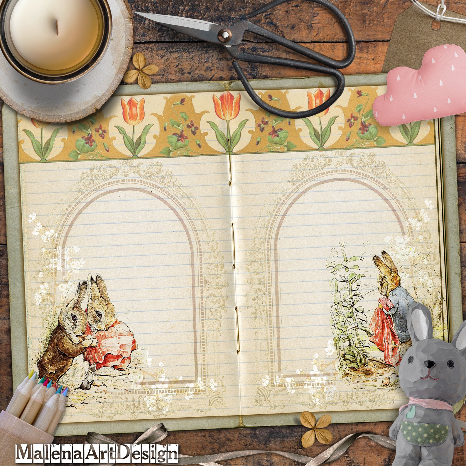 Peter Rabbit Papers Cards Tags Digital Cards Printables - Etsy