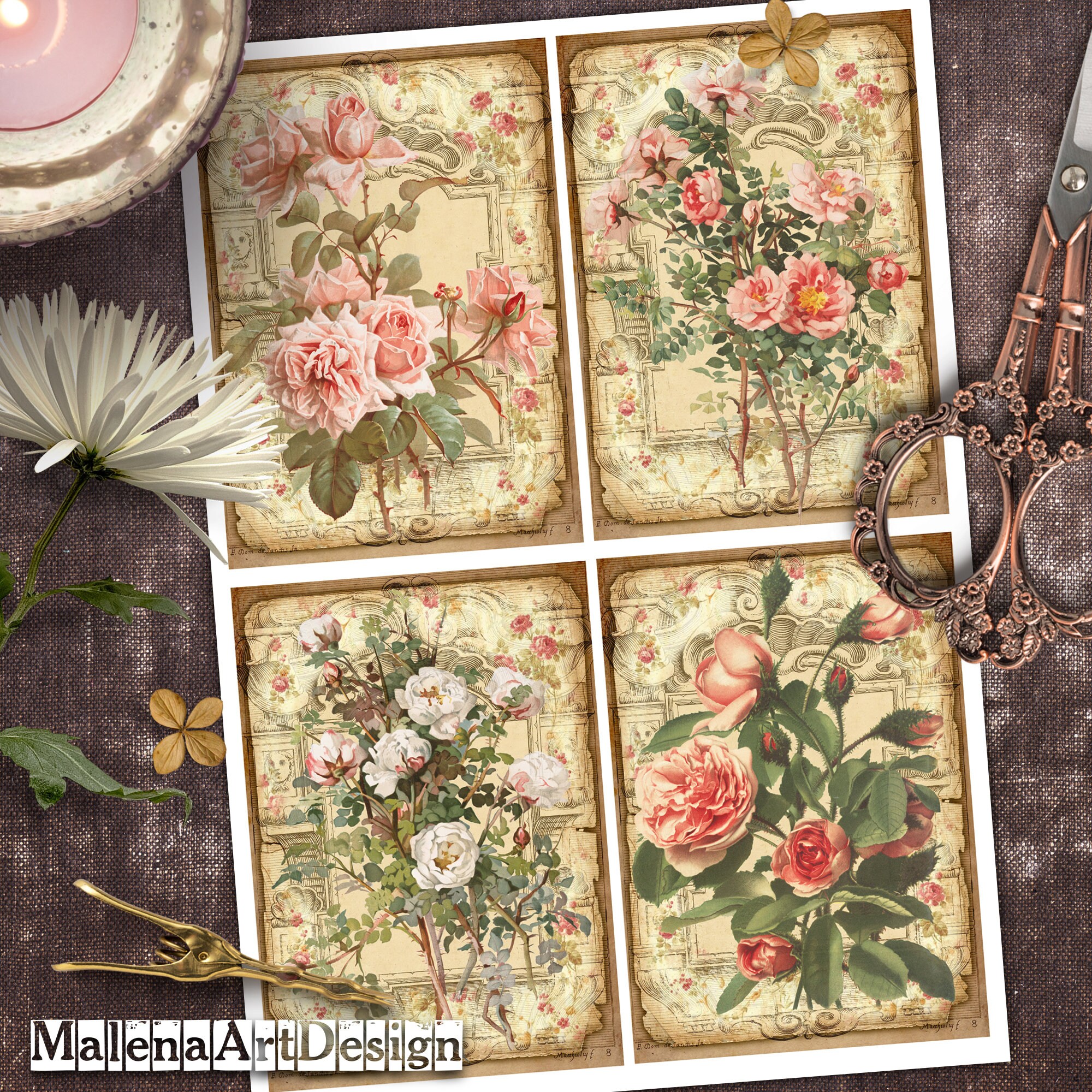 Papers Digital Cards Printables Vintage Cards Ladies - Etsy