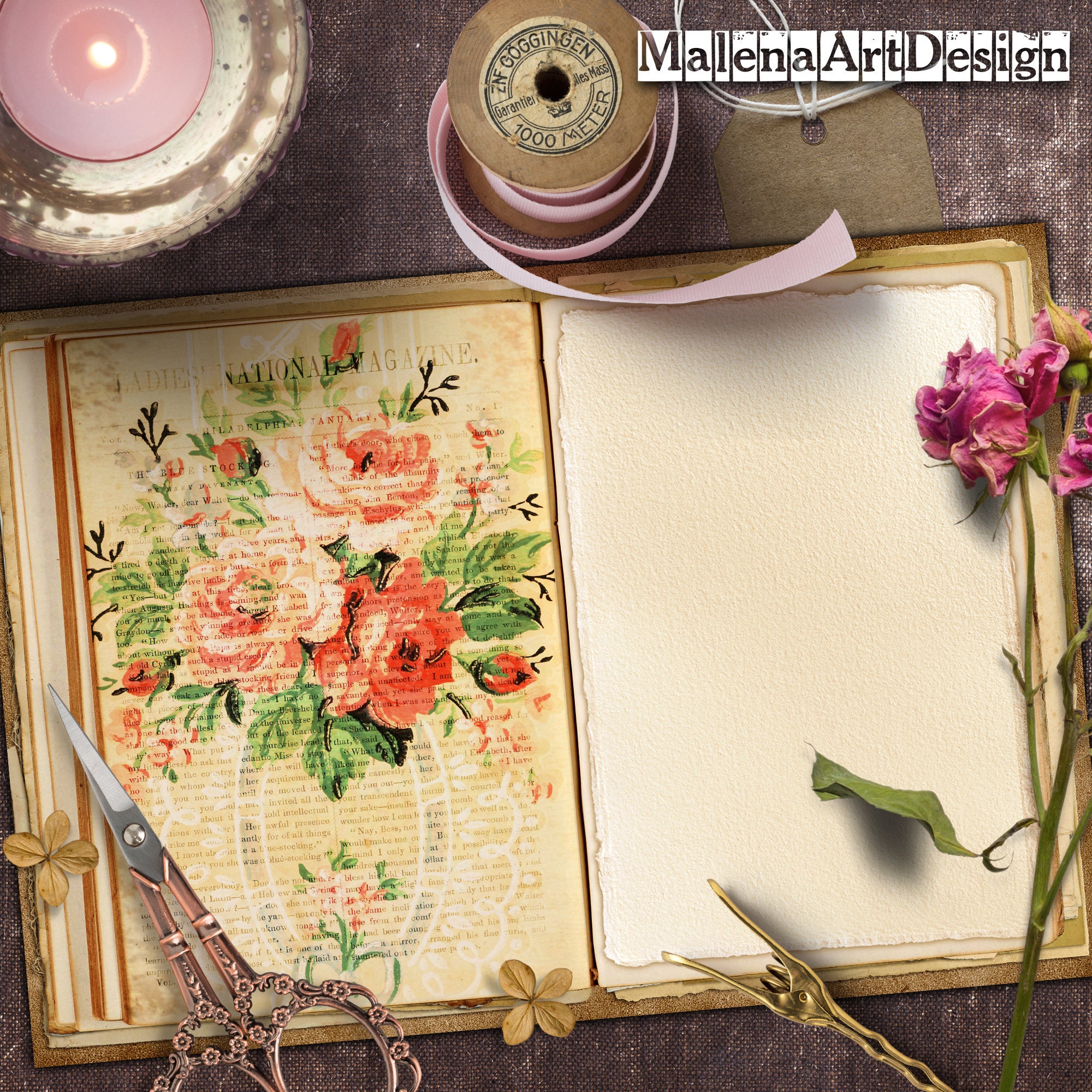 Papers Sewing Digital Cards Printables Vintage Cards - Etsy