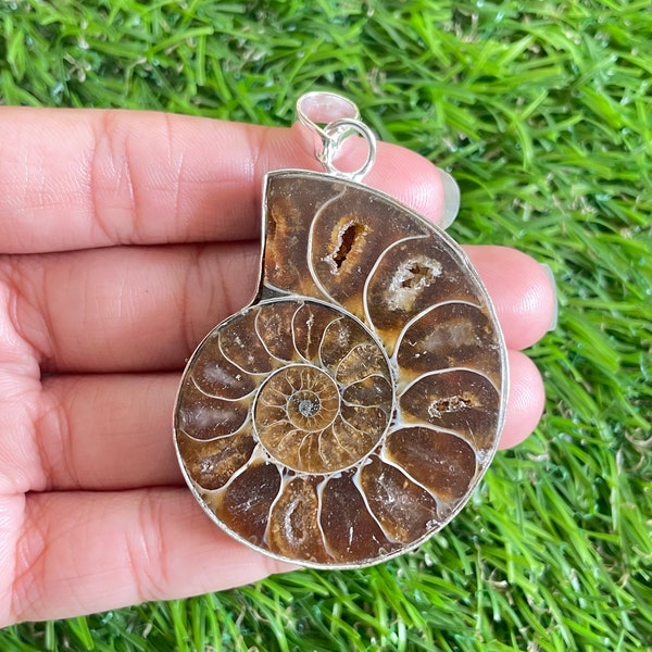 Ammonite Pendant - Etsy