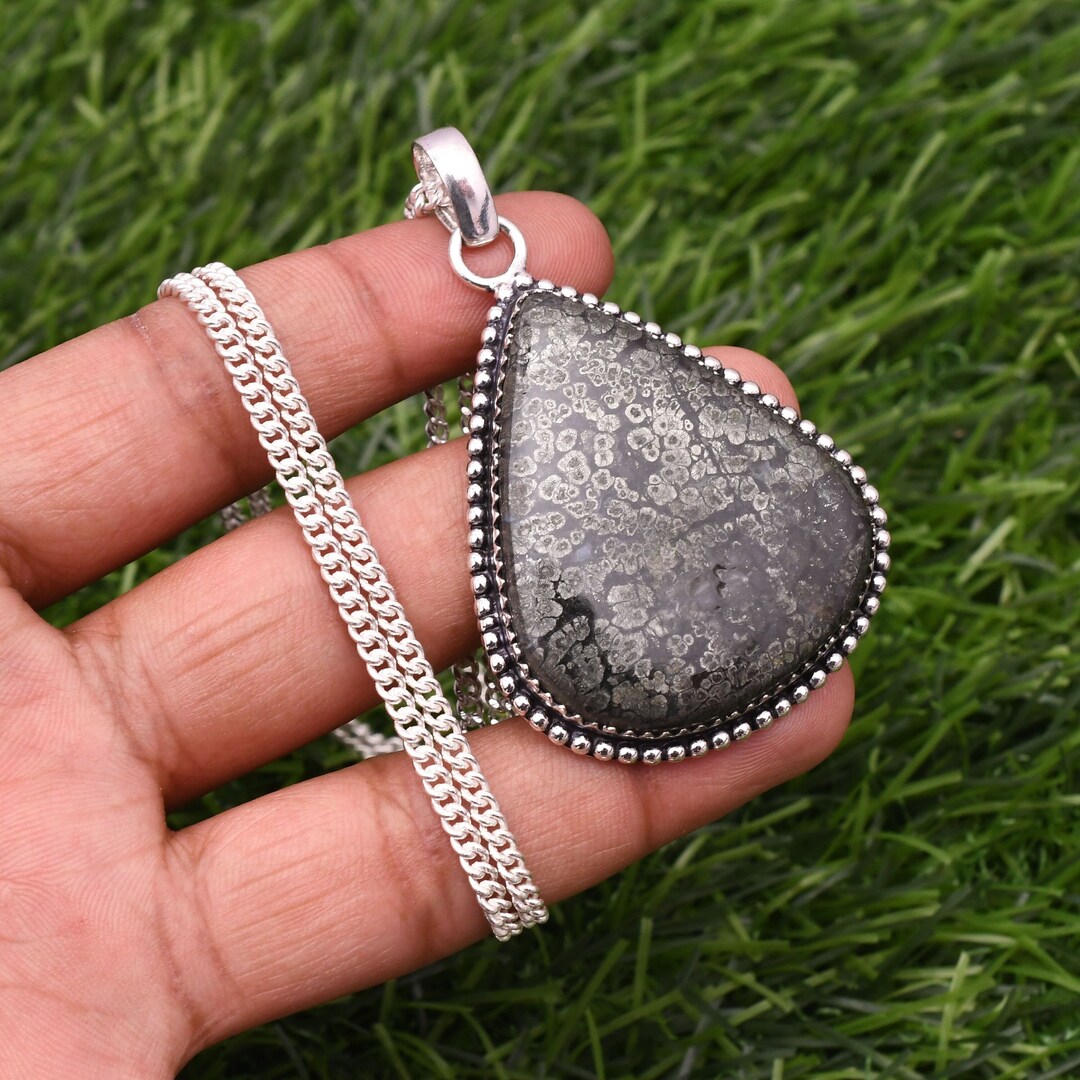 Marcasite Pendant 925 Sterling Silver Pendant Marcasite Gemstone ...