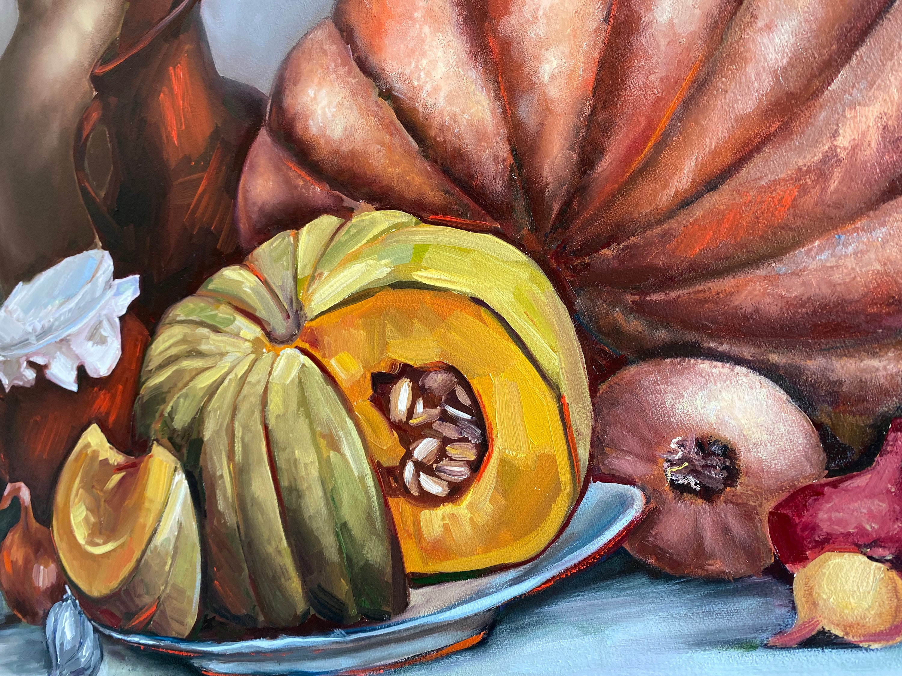 Large Still Life, Original Painting, Kitchen Oil Painting, Farmhouse ...