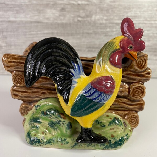 Rooster Planter - Etsy
