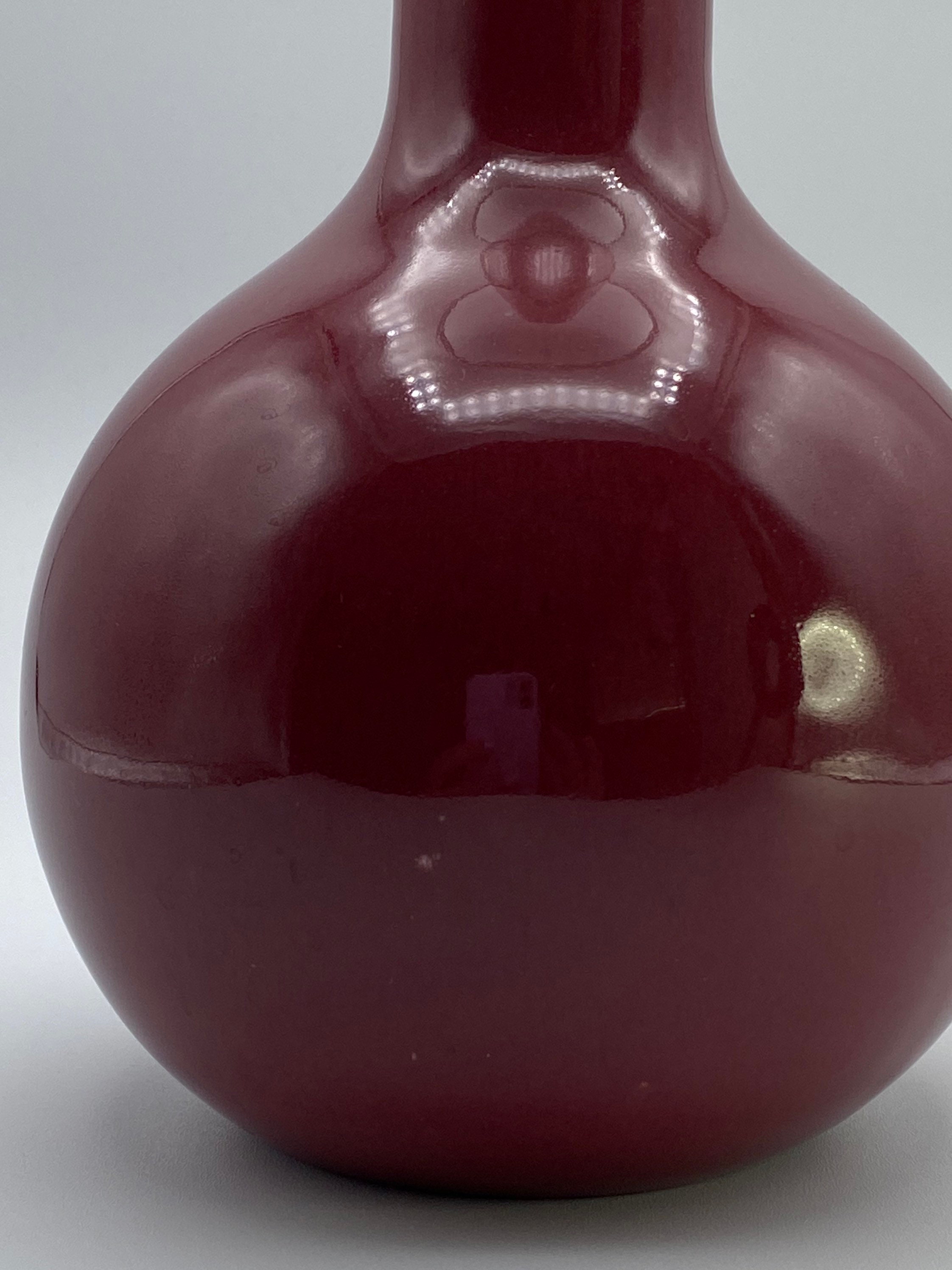 Vintage MCM 1950s Royal Haeger Pottery Large Maroon Bulb Vase - Etsy